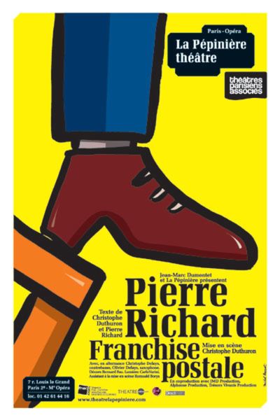 Critique du spectacle : Pierre Richard - Franchise Postale - CRITICOMIQUE