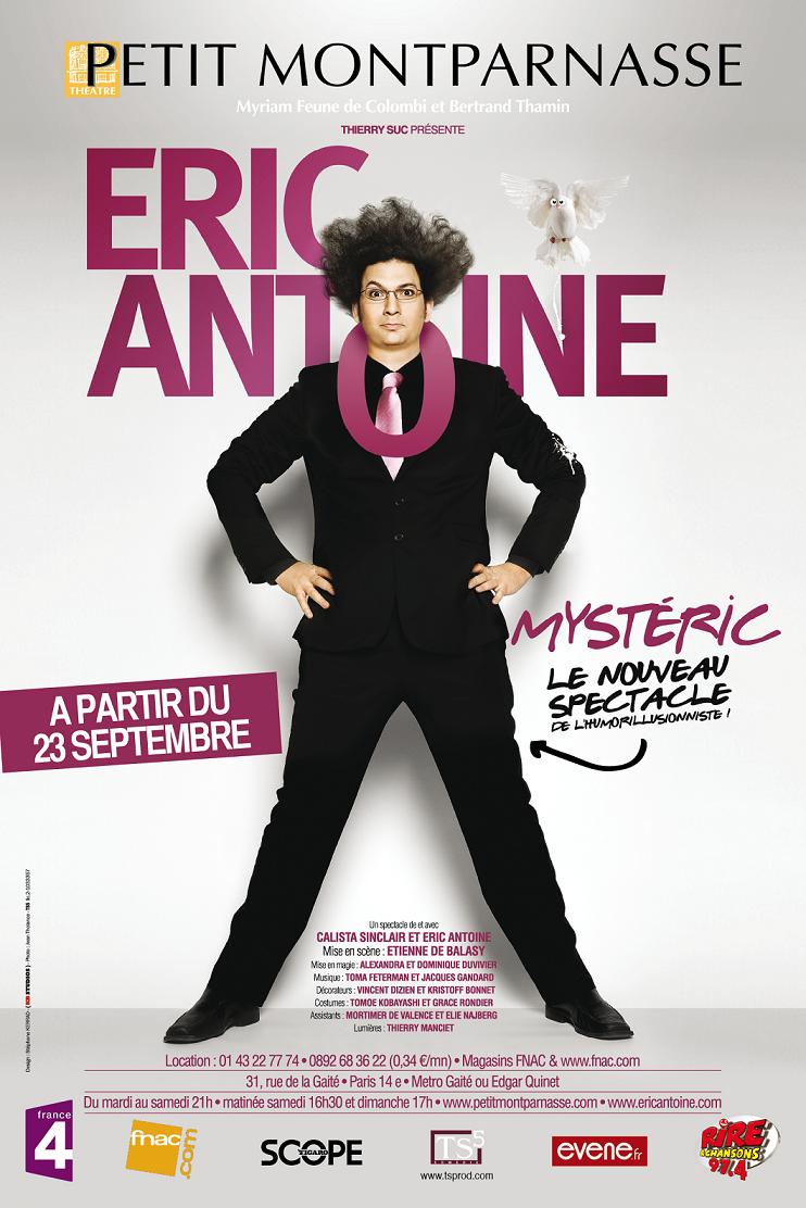 Critique du spectacle : Éric Antoine – Mysteric - CRITICOMIQUE