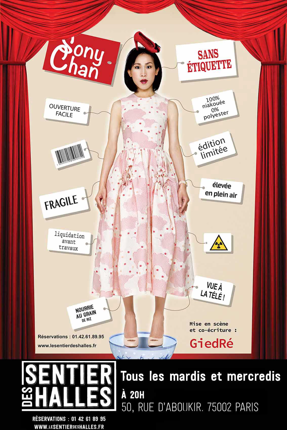 Critique du spectacle : Sony Chan - Sans Etiquette - CRITICOMIQUE