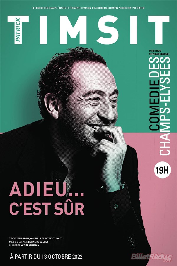 Critique du spectacle : Patrick Timsit - “Adieu, c’est sûr !”, mise en ...